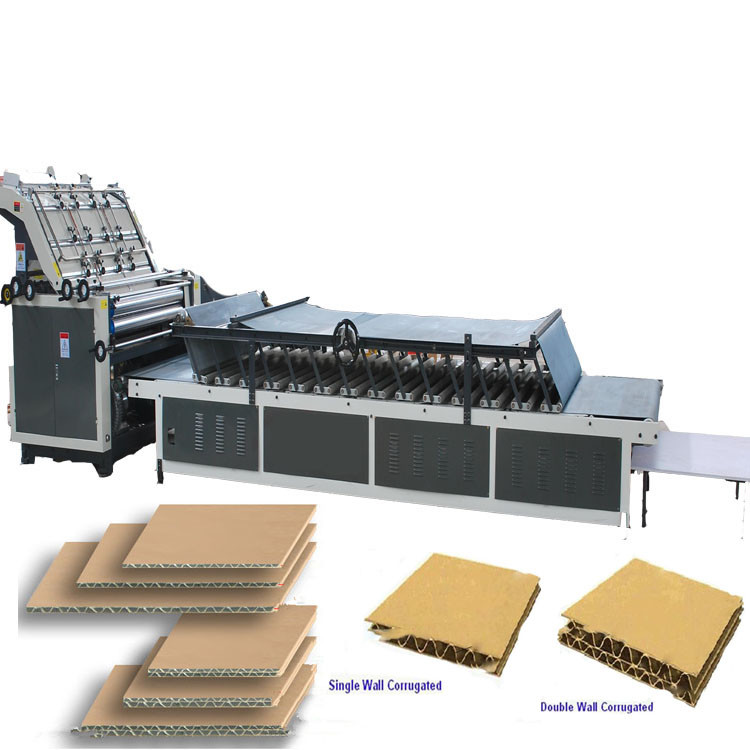 Humanized Design Semi Automatic Flute Laminator Front Gauge Registration