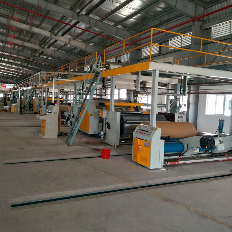 3ply corrugated carton box making machine production plant